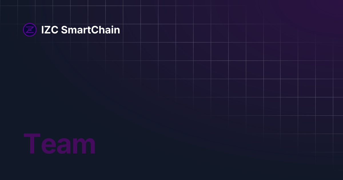 Team | IZC SmartChain